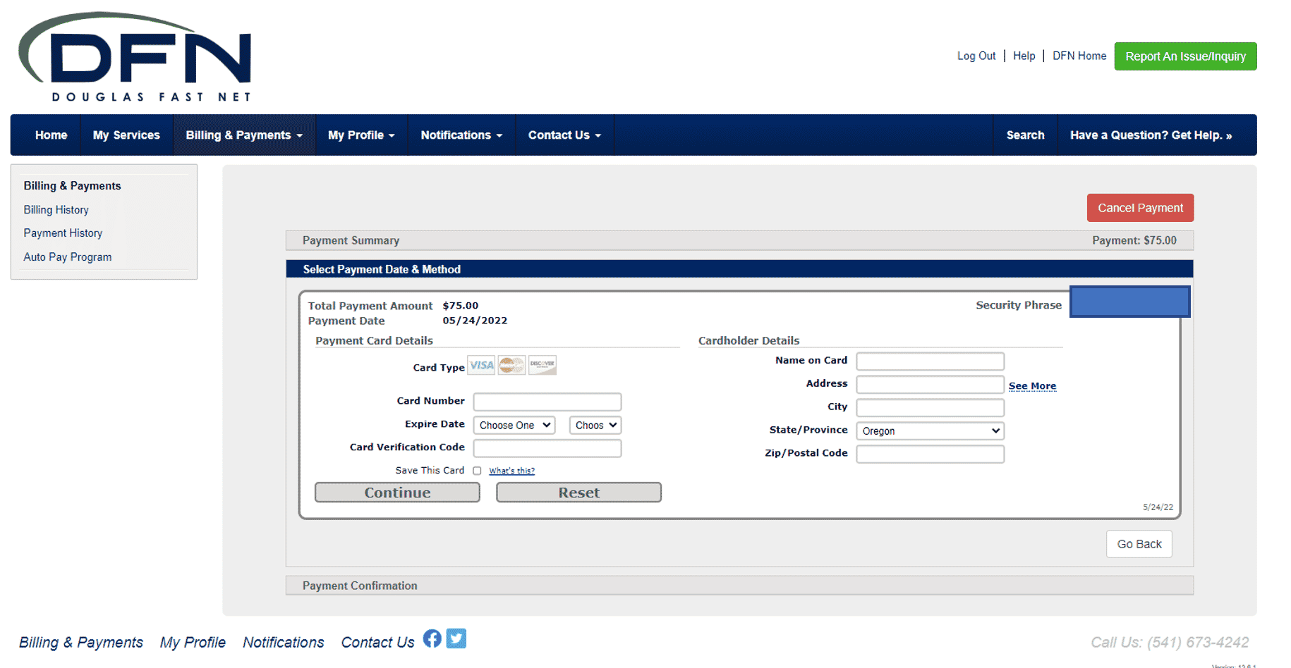 Billing Questions - DFN